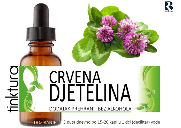 Crvena Djetelina Tinktura 100ml Regulira Rad Hormona Rb Natural